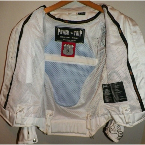 Power Trip | Jackets & Coats | Women S Power Trip White Motorcycle ...